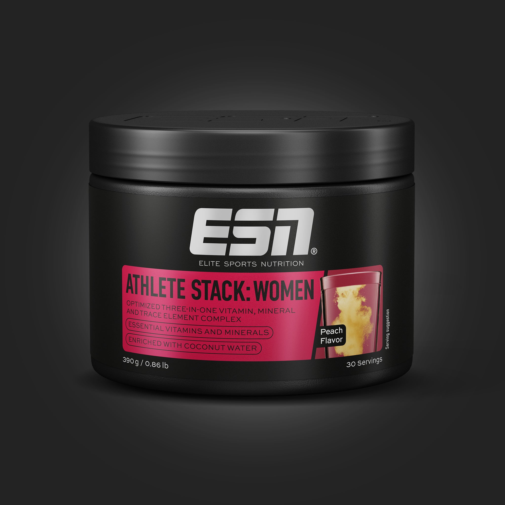 Comprar ESN Athlete Stack Women en polvo | Lata de 390 g